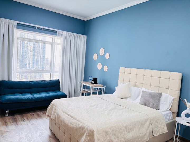 Zenstay | Stylish Studio 1 Min To Metro In Jlt - Dubai
