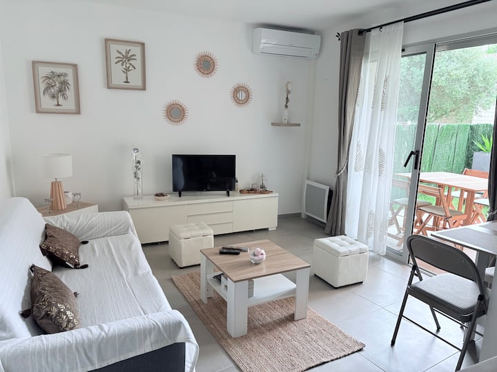 Appartement Climatisé 4 Personnes Parking Privé - Le Plan-de-la-Tour