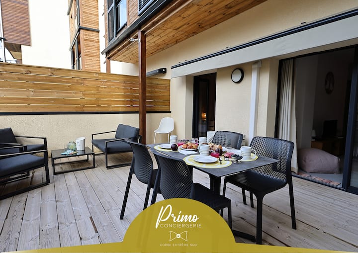 U Speronu - Plage Privée & Piscine Chauffée - Figari