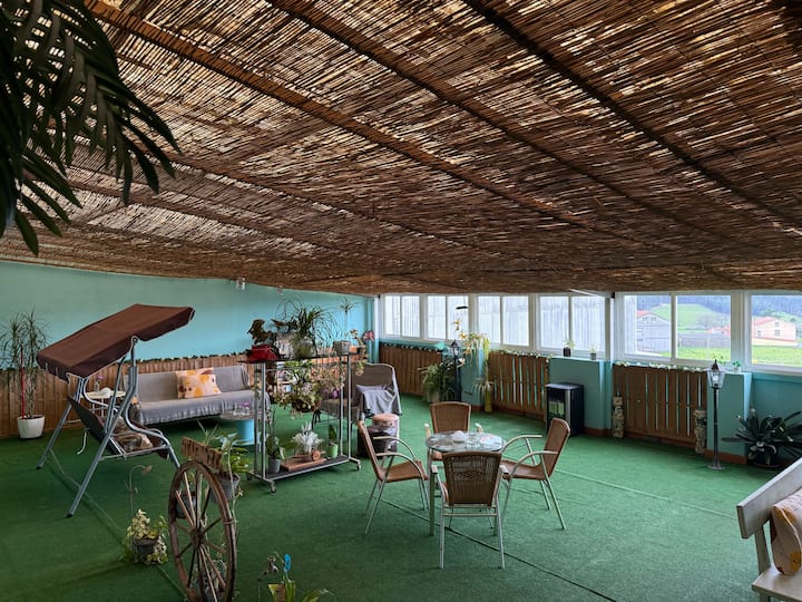 Apartamento Con Terraza No Te Desvíes Del Camino - Mellid