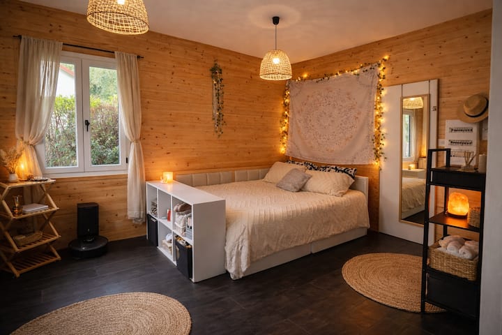 Chalet Chaleureux Au Lac Du Bourdon Avec Jacuzzi - Lac du Bourdon