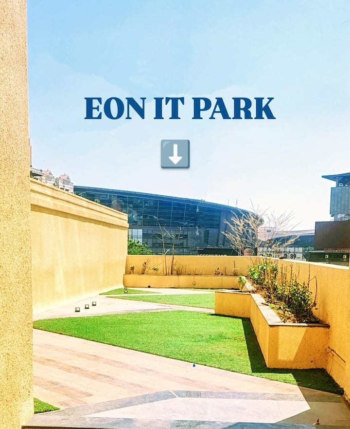 Garden Flat Next To Wtc Kharadi - 浦那