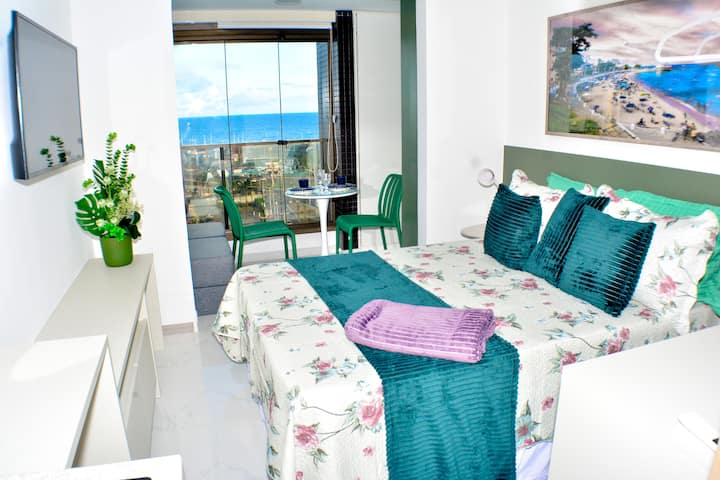 Studio P 4 Vista Mar Armação Centro Convenções 826 - Salvador