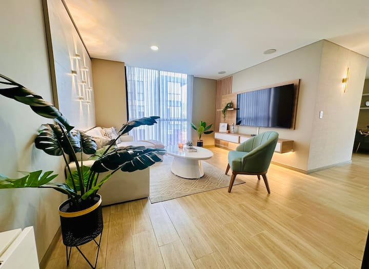 Suite Bv802, Lujoso Apartamento - Ibagué