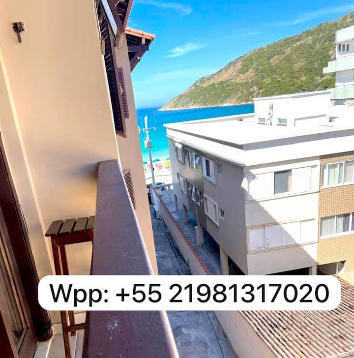 Apto Enorme Beira Mar, Prainha, Com Garagem - Arraial do Cabo