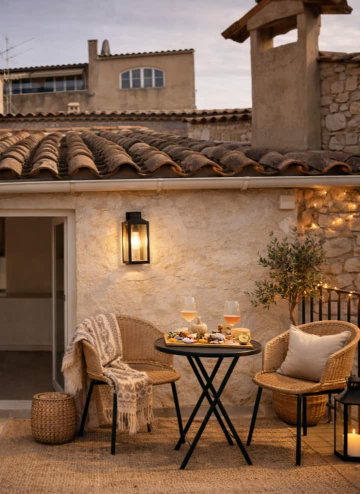 Romantic Penthouse In Saint-paul-de-vence, View - Saint-Laurent-du-Var