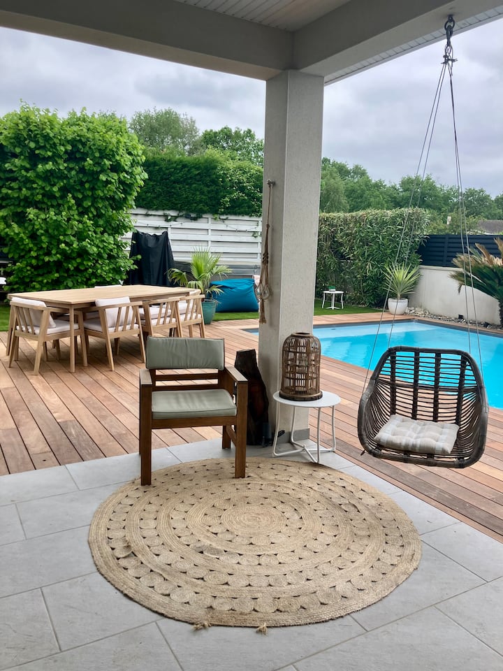 Maison Avec Piscine Sécurisée&jaccuzi Privé - Haute-Garonne