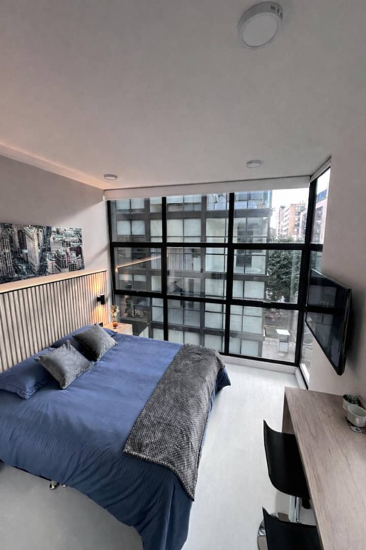 Apartamento Moderno, Iluminado Y Cómodo En La 93 - Bogotá