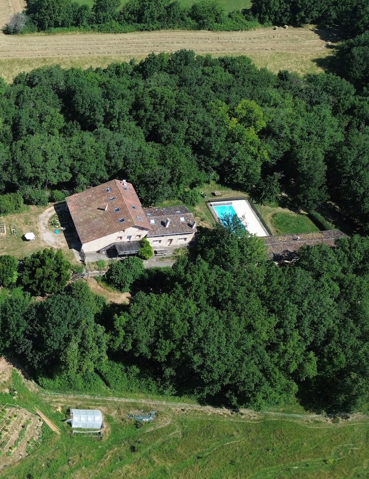 Le Châtaignier, Gîte De Charme à La Campagne Penne - Saint-Antonin-Noble-Val