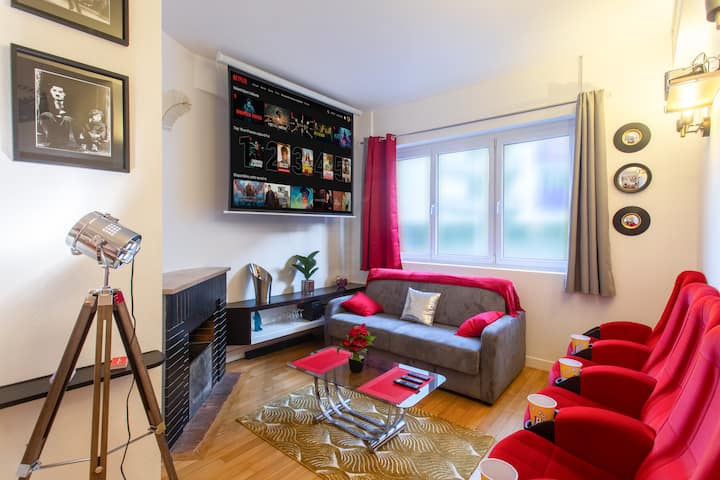 Appart Ciné Amiens Cathédrale/ Spa/parking Beffroi - アミアン