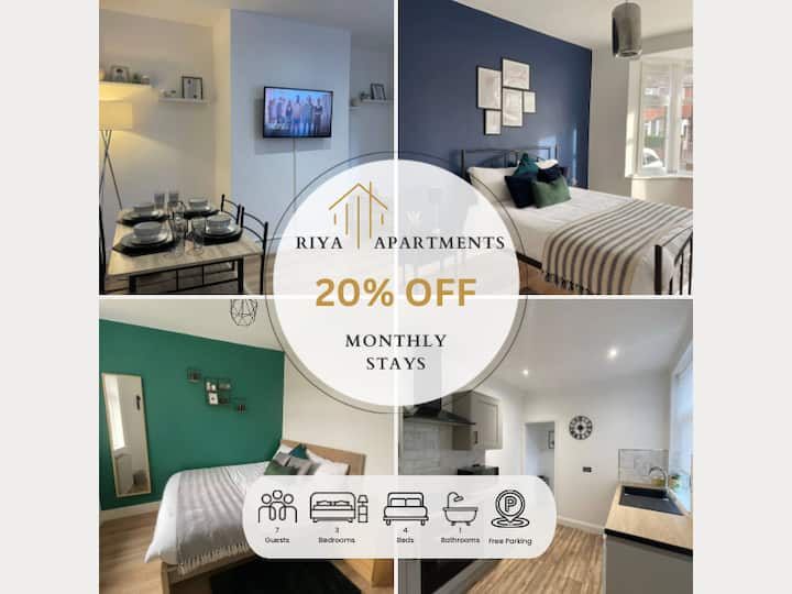 Contractors! Free Parking, Wifi, 20% Discount - Newcastle upon Tyne