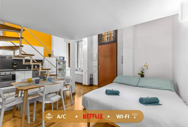 [Metro Duomo & Central Station] Loft A/c Et Wi-fi - Milano