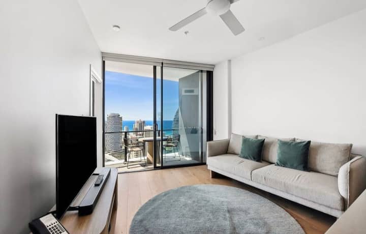 Stunning Ocean View! Broadbeach 1b+mpr - Broadbeach