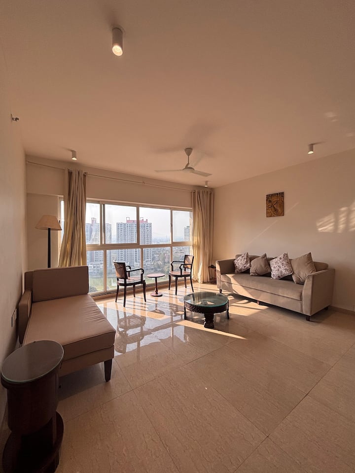 Stylish & Spacious Ac 2bhk Flat At Lodha, Pune - Maharashtra