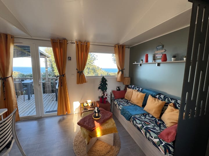 Mobil-home Avec Vue Mer Sublime - Lumio