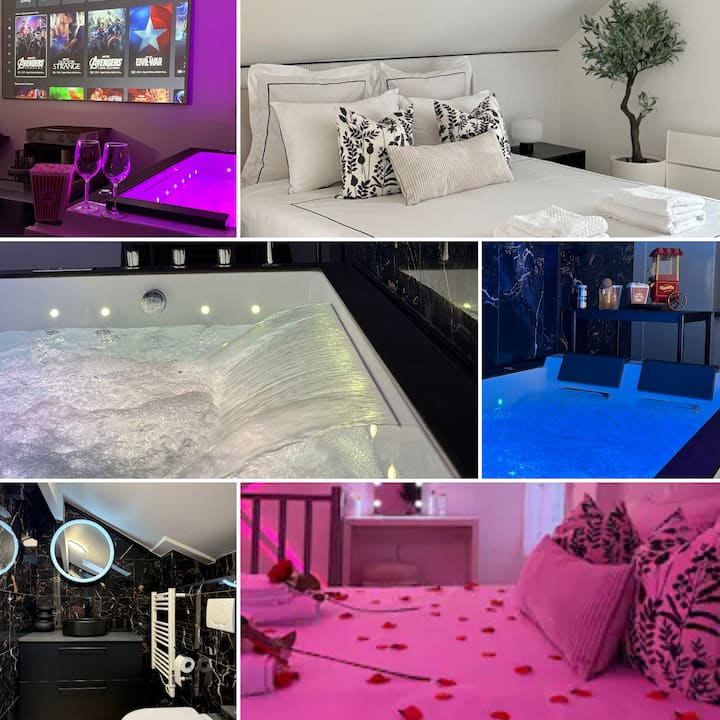 Suite Prestige - Jacuzzi & Cinéma | Cergy Village - Cergy