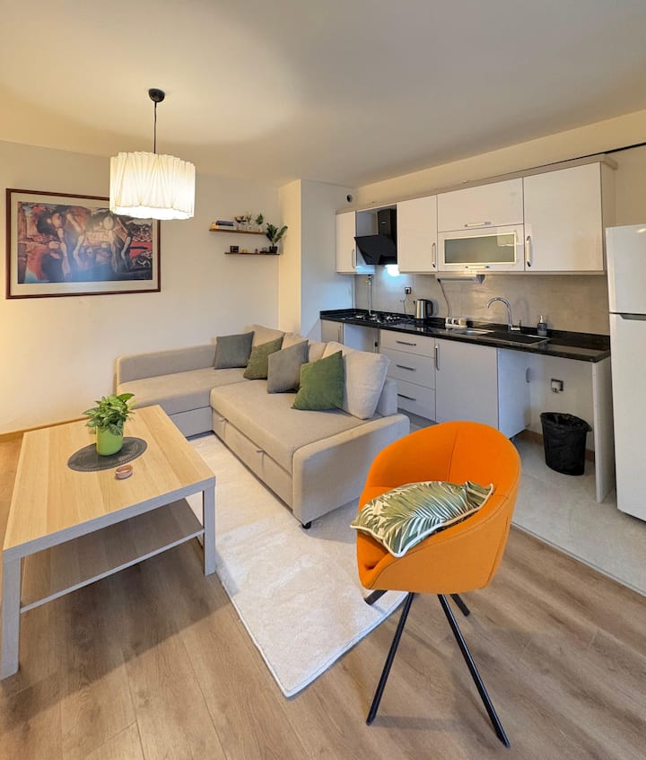 10 Mins To Takism - Central & New Modern Flat - Güngören