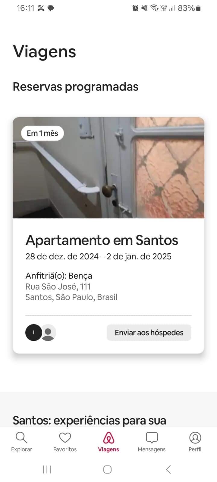 Bem Vindo Cantinho Do Sucessego - Santos