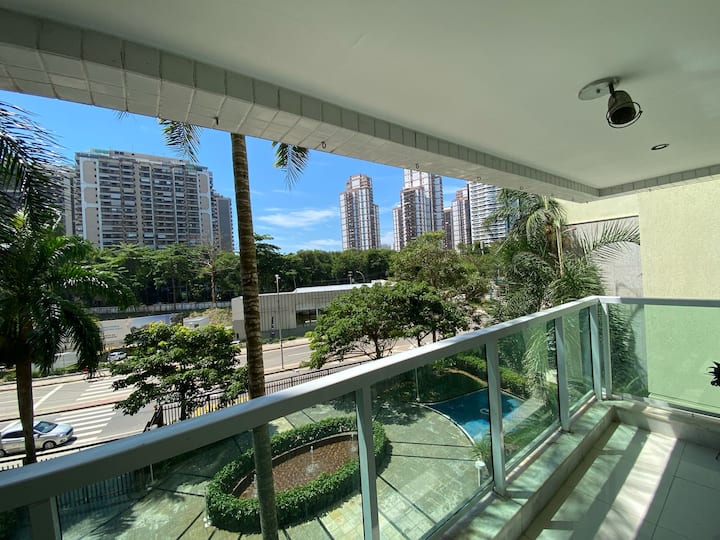 Ap Barra Com Piscina E Lazer, Próx. Praia/comércio - Rio de Janeiro