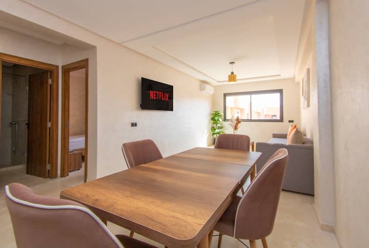 ÉLégant - Terrasse Privée & Vue Piscine • Guéliz - Marrakech