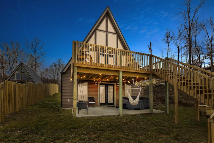 New Mountain Top View A Frame The Triangles 2 - Irvine, KY