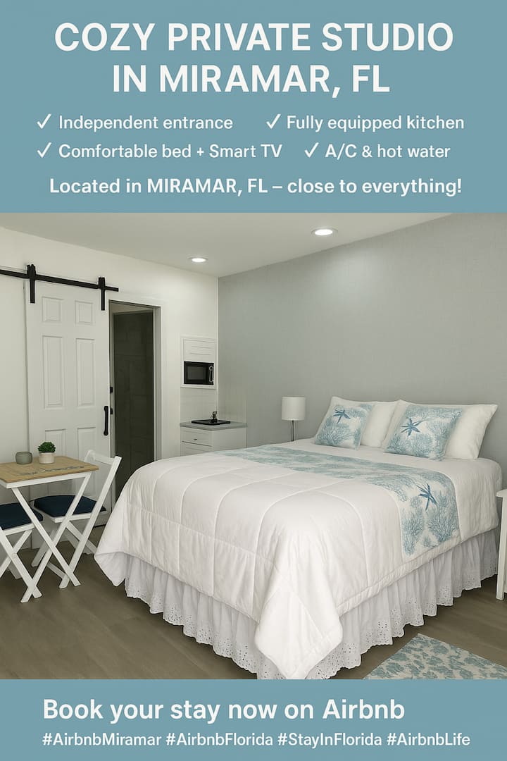 Estudio Tranquilo En Miramar - Miramar, FL