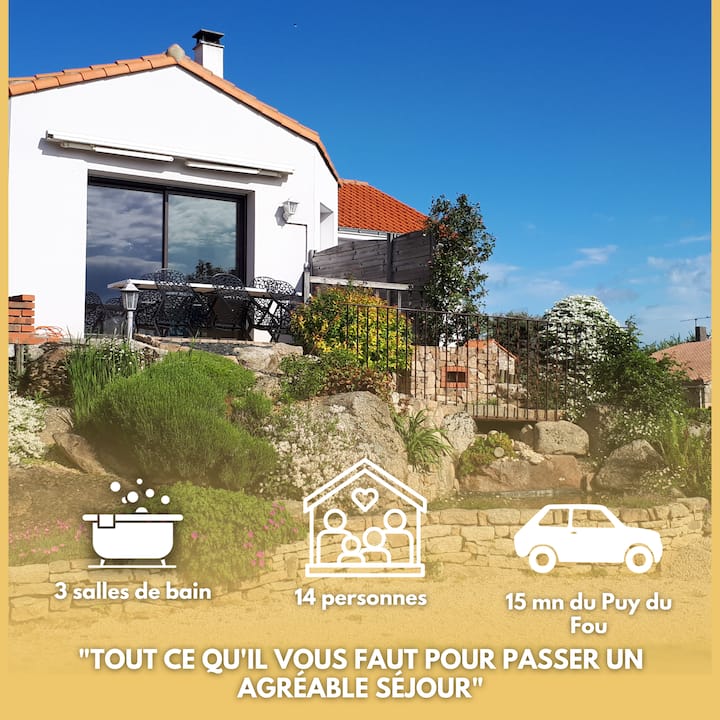 Le Gîte Du Côteau -  6 Chbres - Linge Inclus - Vendée