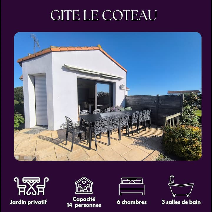 Le Gîte Du Côteau -  6 Chbres - Linge Inclus - Puy du Fou