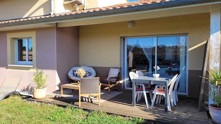 Maison Lumineuse Avec Jardin, Proche Centre Ville - Soustons