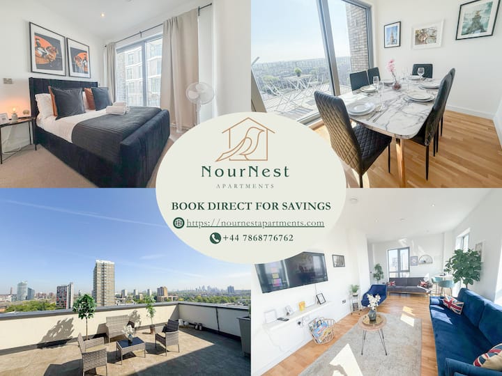 3br Battersea Penthouse + Parking, Lift, 3 Balcony - チェルシー