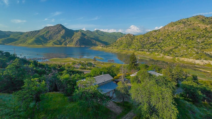 Ranch Home Across Lake And Snp - California