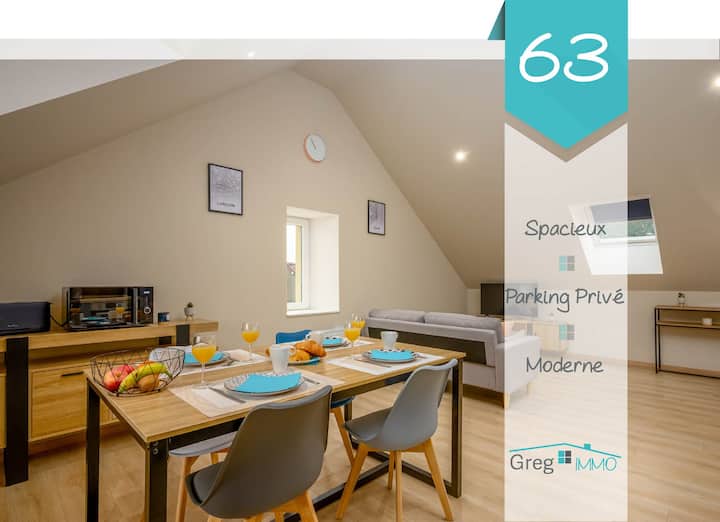 *Le 63*gregimmo*appart'hôtel - Montbéliard