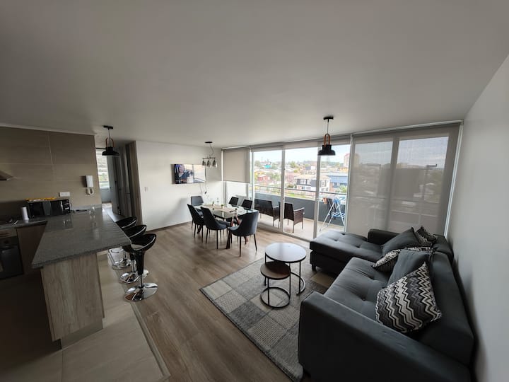 Espectacular Departamento Amoblado Frente Al Mar - Algarrobo