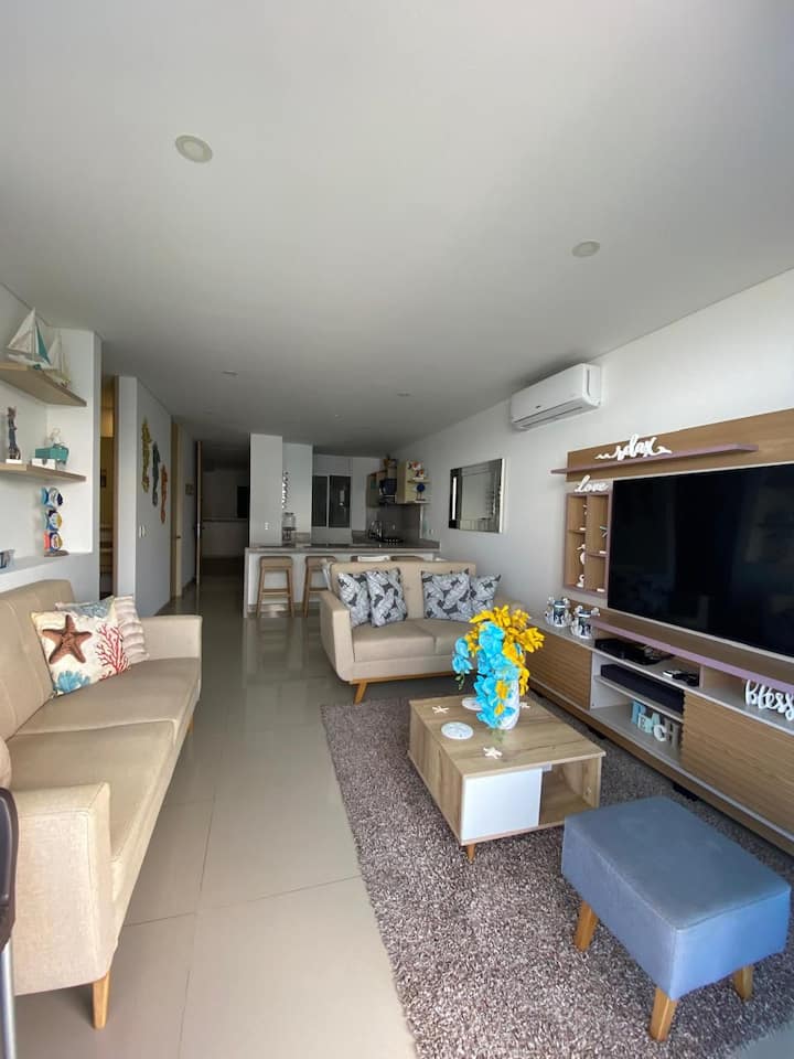 Vista Al Mar | Piscina | Espacio Para 10 Personas - Santa Marta, Colombia
