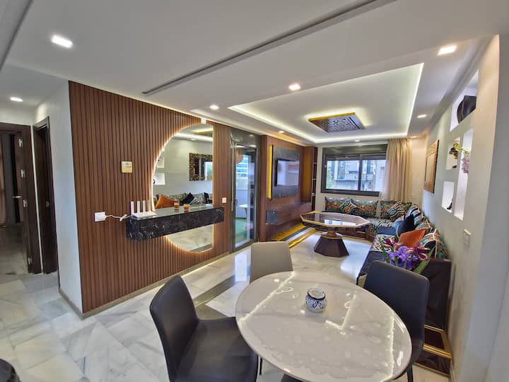 Marina Bay Apartment - Beach & Swimming Pool - Tangier