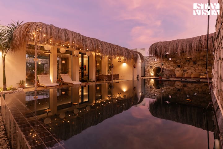 4bhk Bali Themed Luxury Villa W/pool & Lawn Jaipur - Chomu