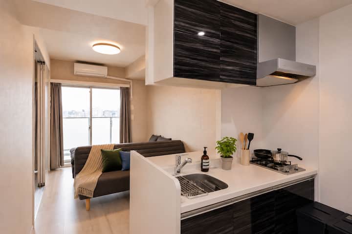 3br・8 Guests|near Namba・dotonbori|48㎡ Entire Home - Osaka