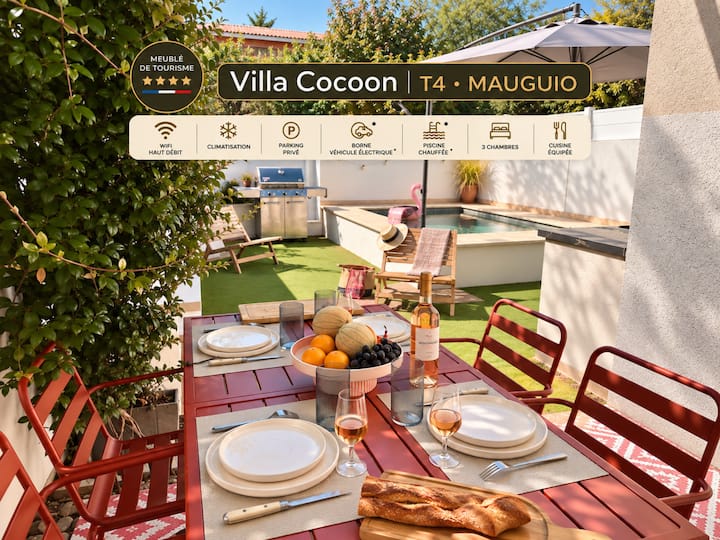 Villa Cocoon - Piscine Privée -Proche Mer Et Mtp - Carnon