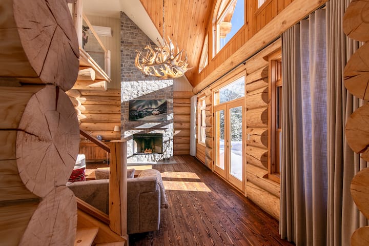 Chalet Bord De Lac Avec Spa Et Sauna Privés - Saint-Sauveur