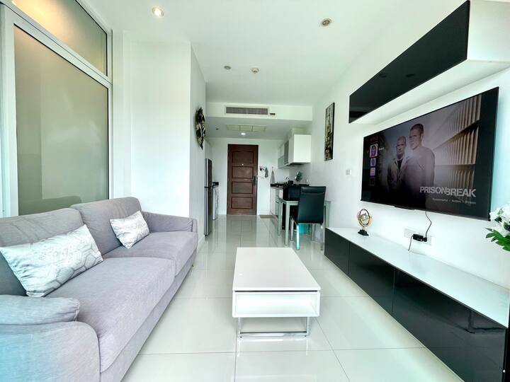 Comfy 1br, Big Pool, Near Walking St - Jomtien