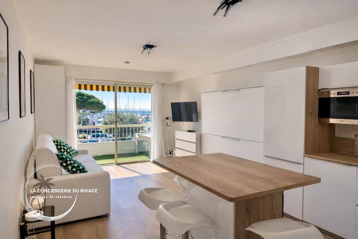 Studio Rénové Face à La Mer • Port De Carqueiranne - Carqueiranne