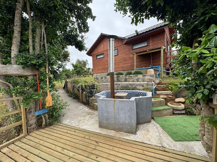 Cabaña Tranquila Con Tinaja Y Bosque - Cañete