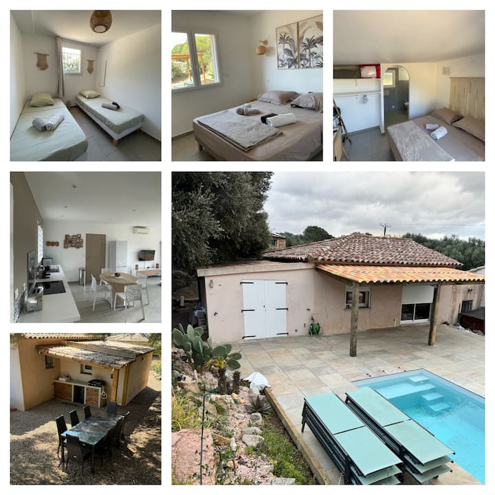 Maison Avec Piscine Corse Sud - Figari