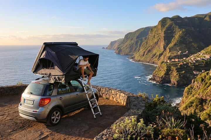 Madeira Rooftop Tent Car+be Free & Explore - Funchal