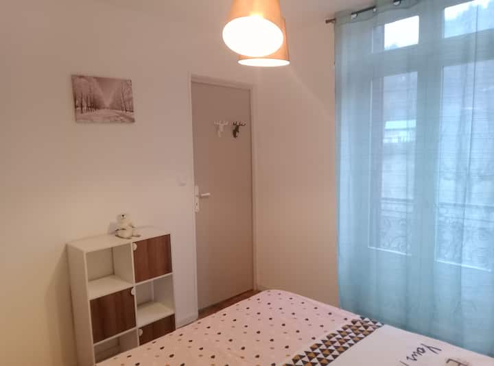 T2 Neuf, Vue Rivière, Parking, Wifi - La Bourboule