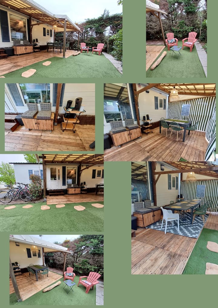 Bungalow Avec Piscine Chauffée - Messanges