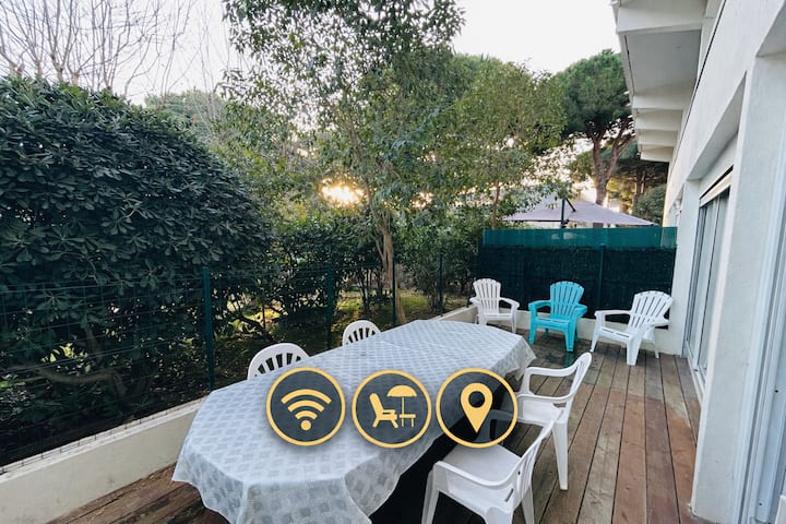 Spacieux T3 - Terrasse 25m2 ! Fibre - La Grande-Motte