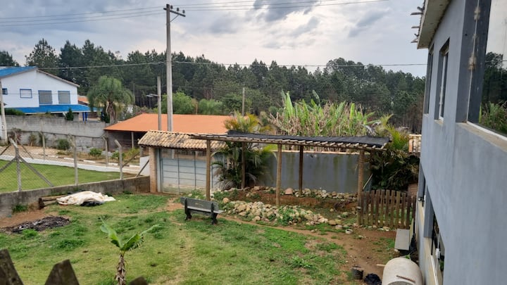 Casa De Campo Com Piscina E Quadra De Futebol - Ibiúna