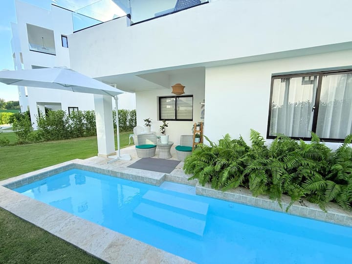 6-1d Puntacana 1br+picuzziprivado+playa White Sand - Punta Cana