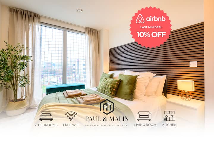 Last-minute Discount | Book Now | Wifi | Sleeps 4 - Salford